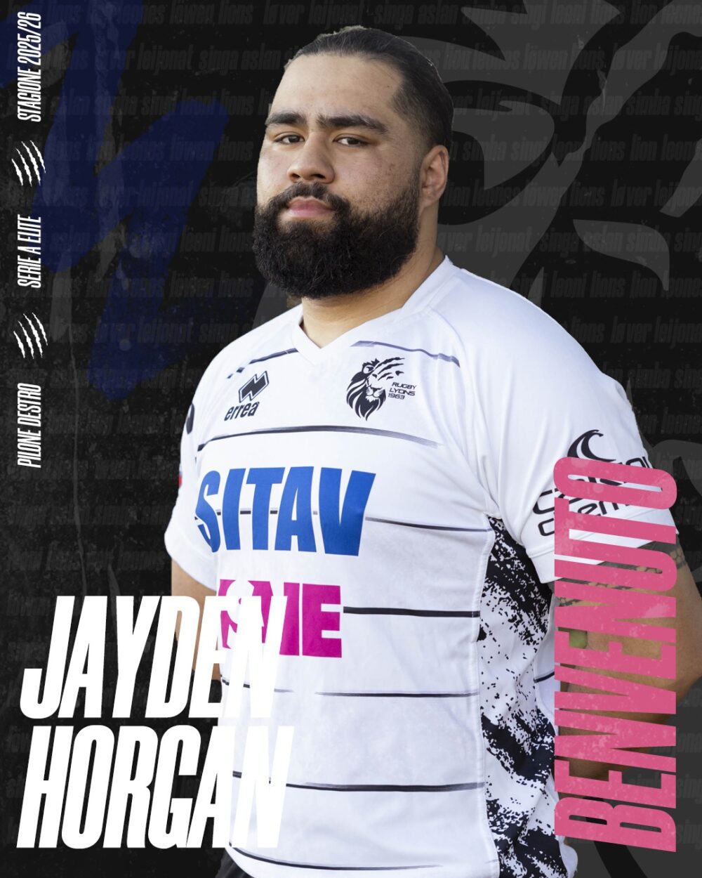Ecco il pilone neozelandese Jayden Horgan – Rugby Lyons